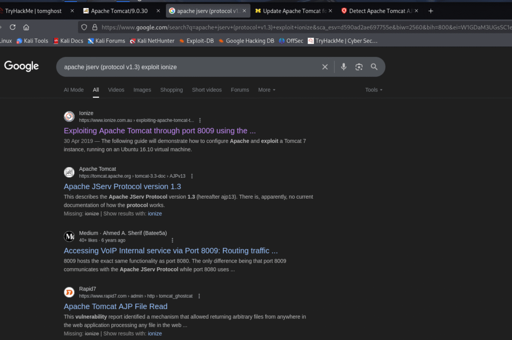 OSCP Prep Box 31 - Tomghost - TryHackMe - Mr.KaaLi's JARV!$